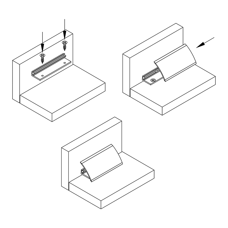 Vízzáró profil EGGER Metal Rock antracit / F121